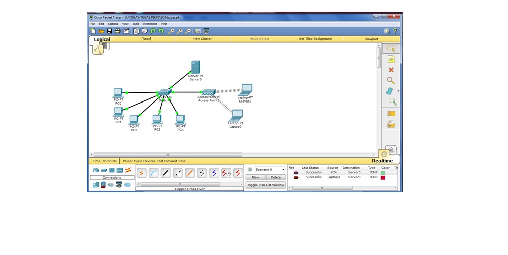 Tutorial Membuat Jaringan sederhana menggunakan Cisco Packet Tracer ...