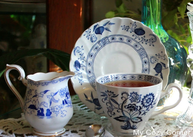 My Cozy Corner: Blue and White Tea Time ~ French Style