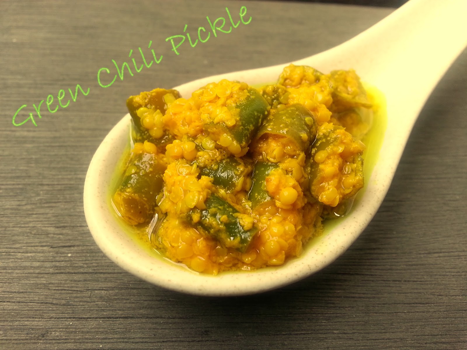 Annapurna: Green Chili Pickle / Hari Mirch ka Achaar