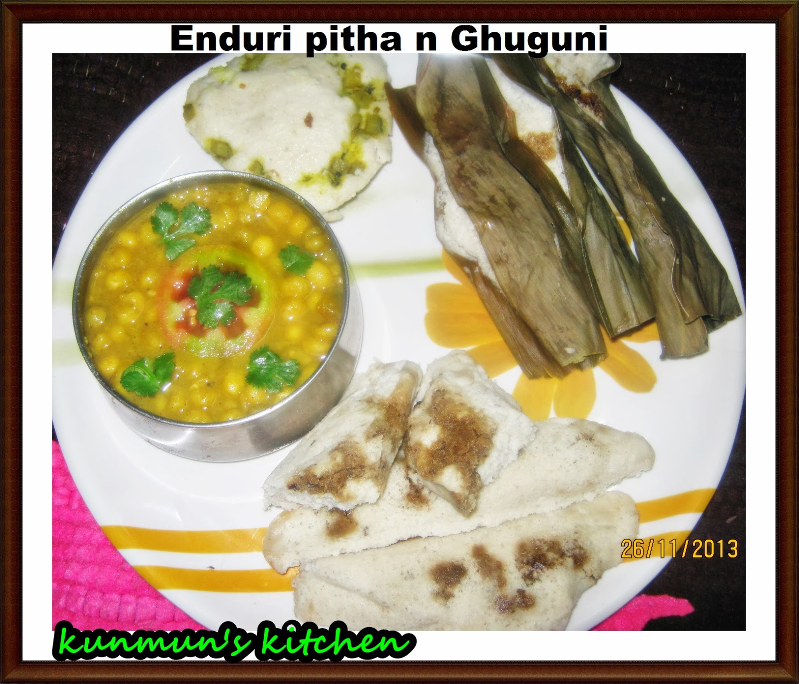 Kunmun's Delicious Kitchen: ENDURI PITHA OR HALDI PATRA PITHA (ODISHA ...