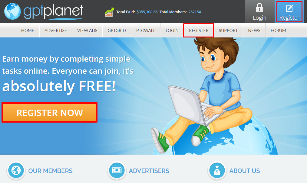 neobux - методичка: GPTPlanet. (обзор и работа)