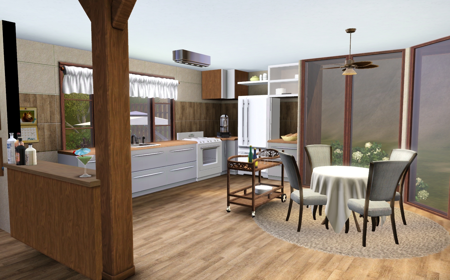 Wooden House - The Sims 3 - Via Sims