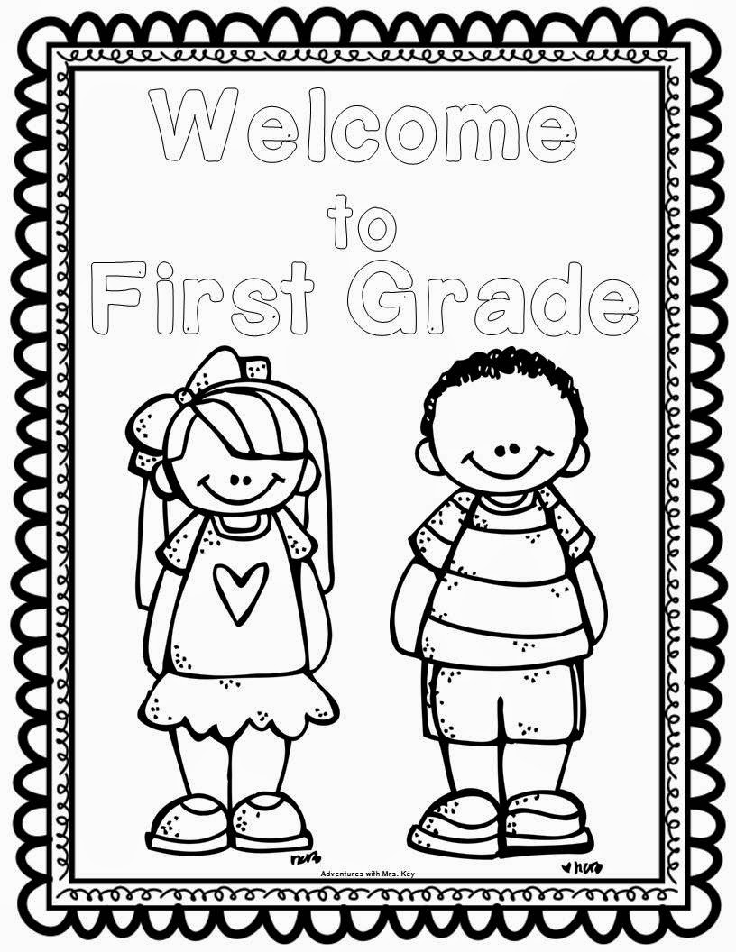 Adventures with Mrs. Key: First Grade Welcome Back Pack