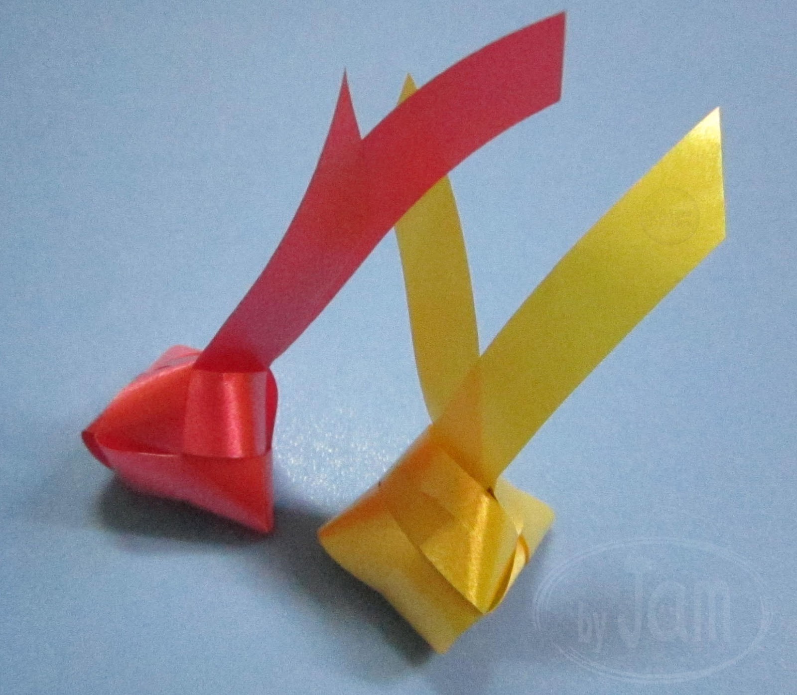 How to weave rabbit from ribbon - D . I . Y . Done ! It 's Yours