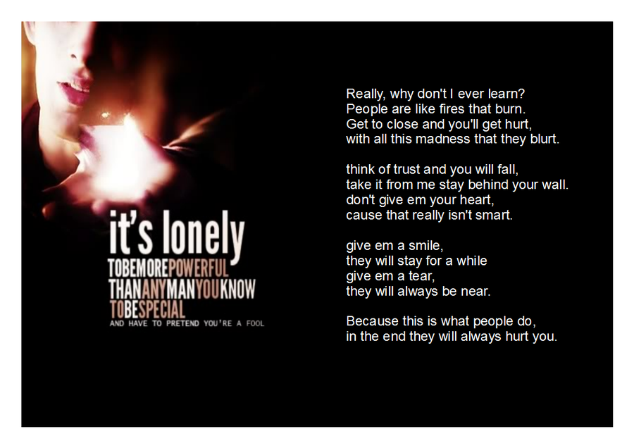 Best Lonely Poem Ever I am so Lonely I'm So Lonely...