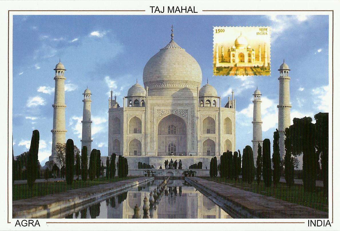 Heritage of India: Set of 9 Taj Mahal Greeting Cards issued by Agra ...