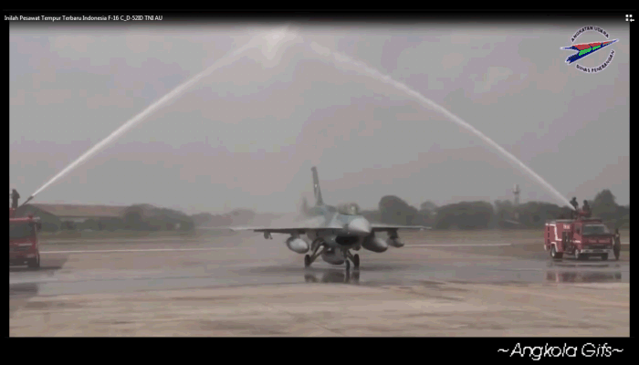 Animation Wallpaper: Animasi Pesawat Tempur F16 - Gif