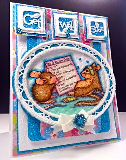 Get Well, House-Mouse Card, Sue Wilson Craft Dies, and Blog Candy ...