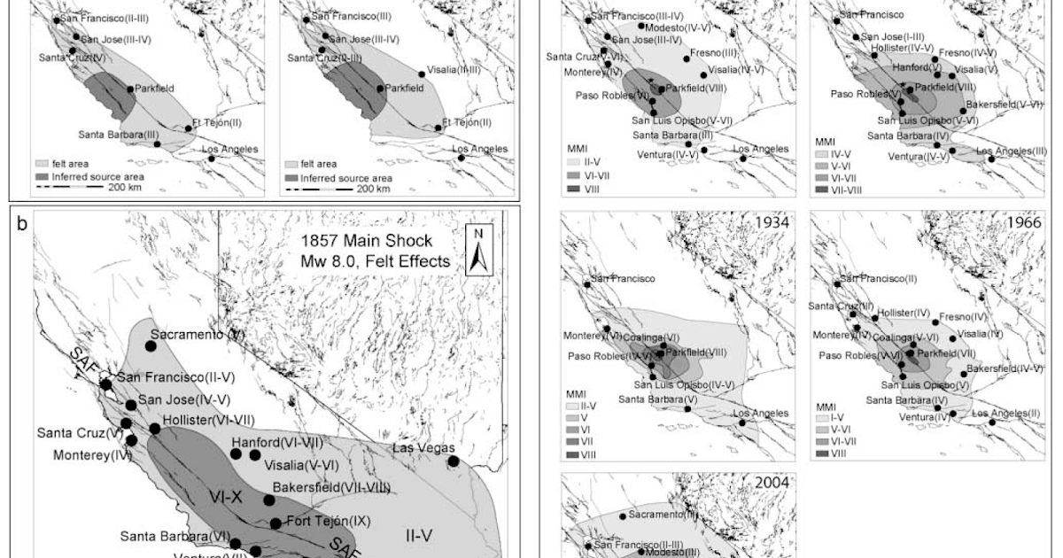 Active Tectonics: Idea for an earthquake intensity exercise based on ...
