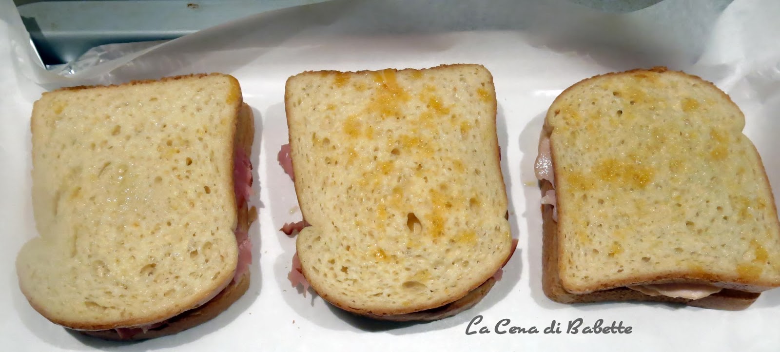 La Cena di Babette: French toast salato al forno (una quasi mozzarella ...