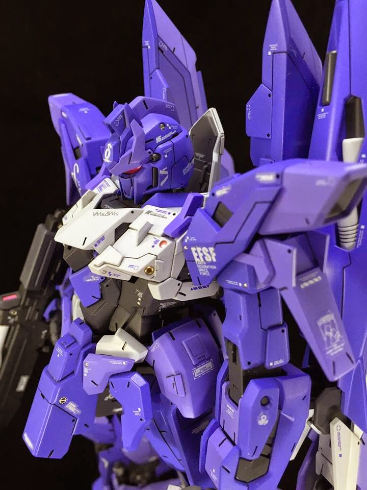 GUNDAM GUY: 1/100 Delta Plus [Mega Shiki Colors] - Custom Build