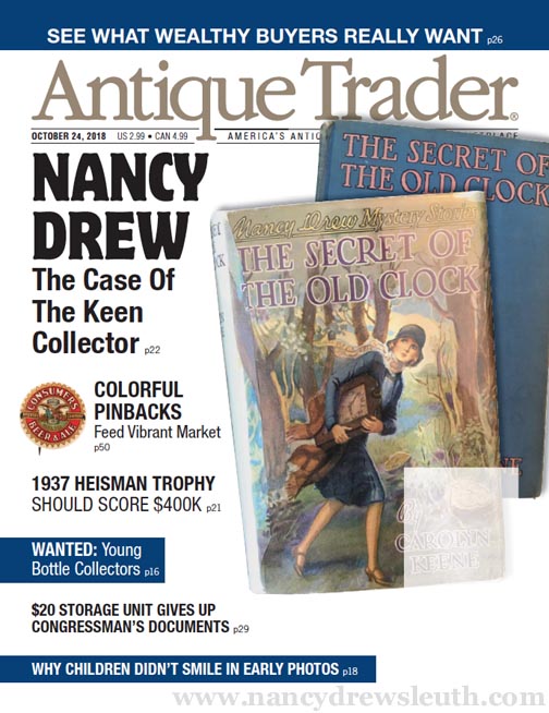 Nancy Drew Sleuth: Nancy Drew & My Collection Profiled in Antique Trader