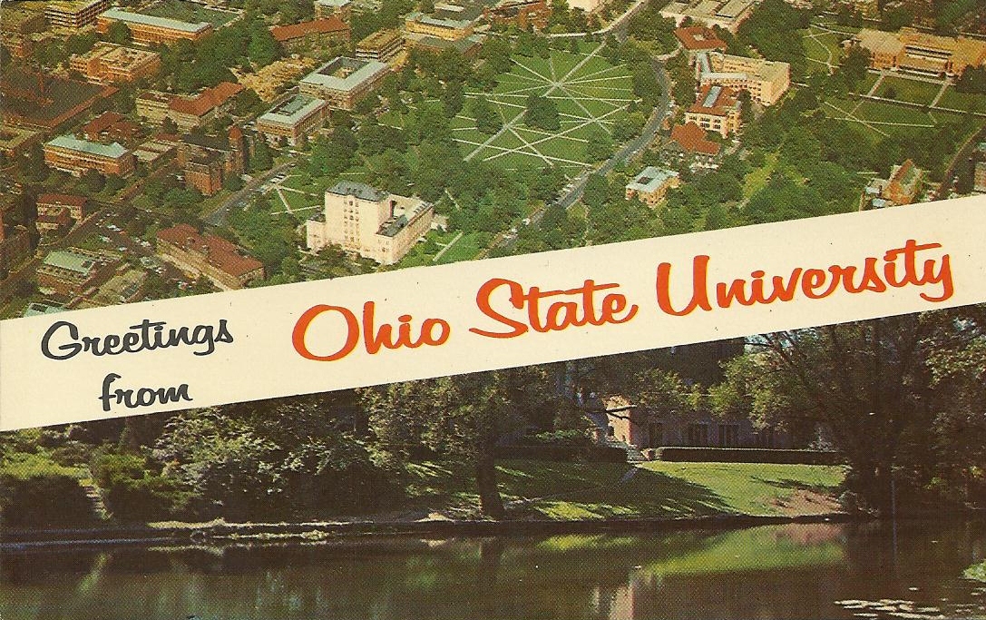 Vintage Travel Postcards: Ohio State University