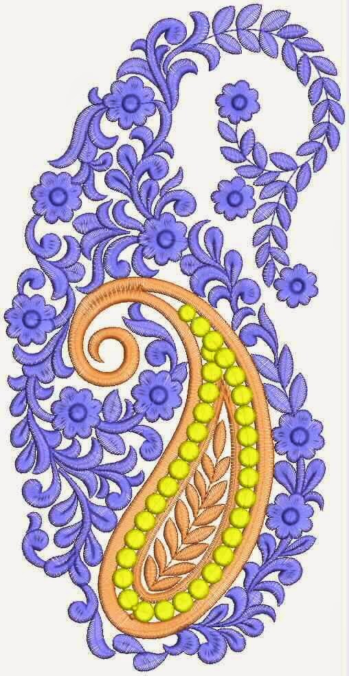 EmbDesignTube: Embroidered Applique Designs For Suriname Clothing