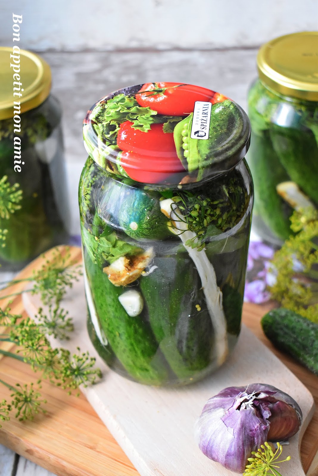 Bon appetit mon amie: Ogórki kiszone