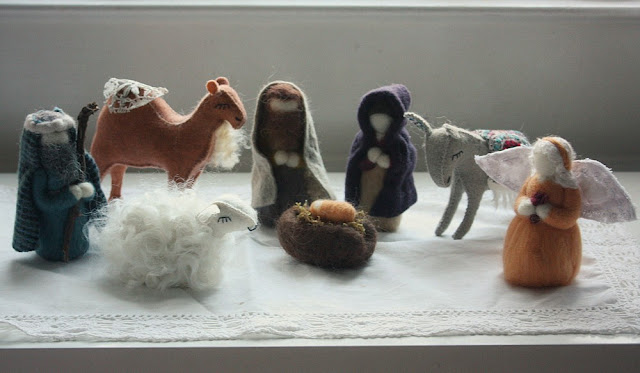 little love blue: nativity...
