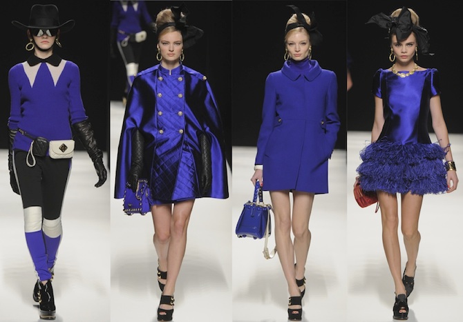 Mundo Trendy: Azul electrico y negro....La pareja del momento