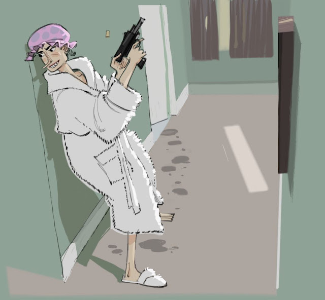 Borja Montoro Character Design: Shower cap