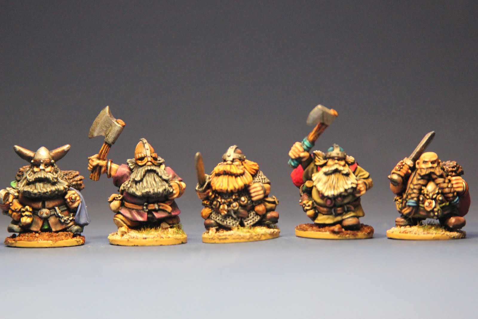 Sir Able Brush: Painted 28mm Norse Dwarves - Warmonger - ex Wargames ...
