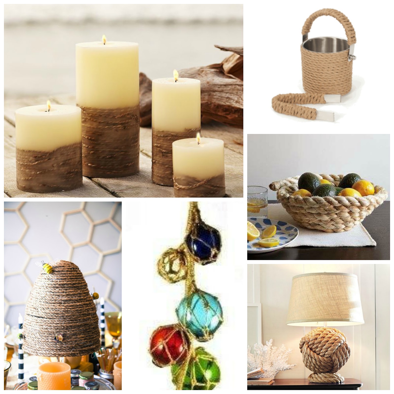 Manualidades con cuerda o hilo rústico