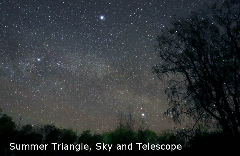 Dodecahedron Books: The Summer Triangle Photographed with an iPhone 7 ...