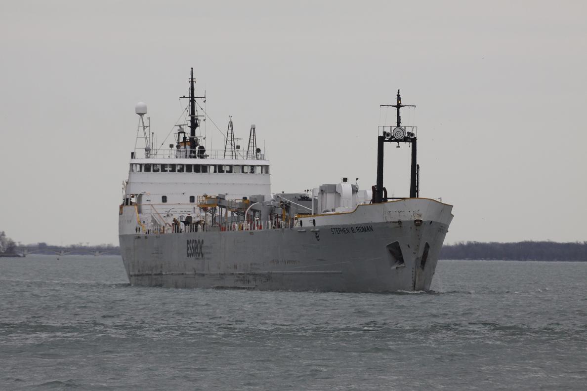 Michigan Exposures: The Stephen B. Roman on the Detroit River