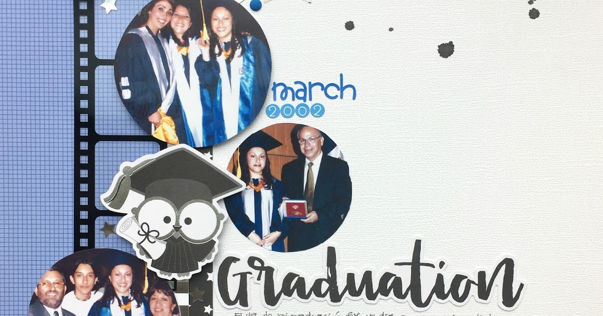 Doodlebug Design Inc Blog: Hats Off Collection: Graduation Layout by Caroli