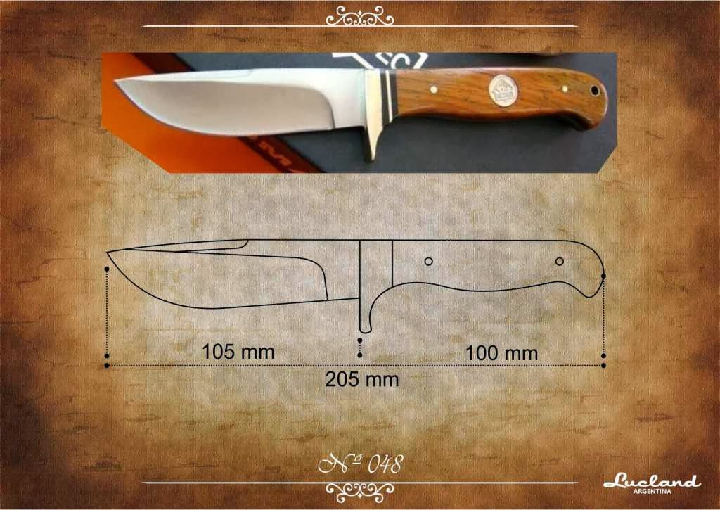 facón chico: Moldes de Cuchillos