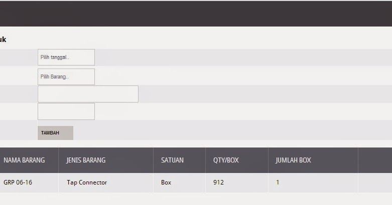 Program Aplikasi Persediaan Barang Berbasis Web Kumpulan Source Code Php
