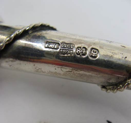 Fossils & Antiques: Russian silver hallmarks