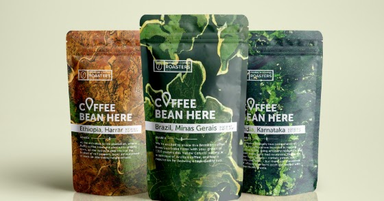 Coffee Bean Here on Packaging of the World - Creative Package Design ...