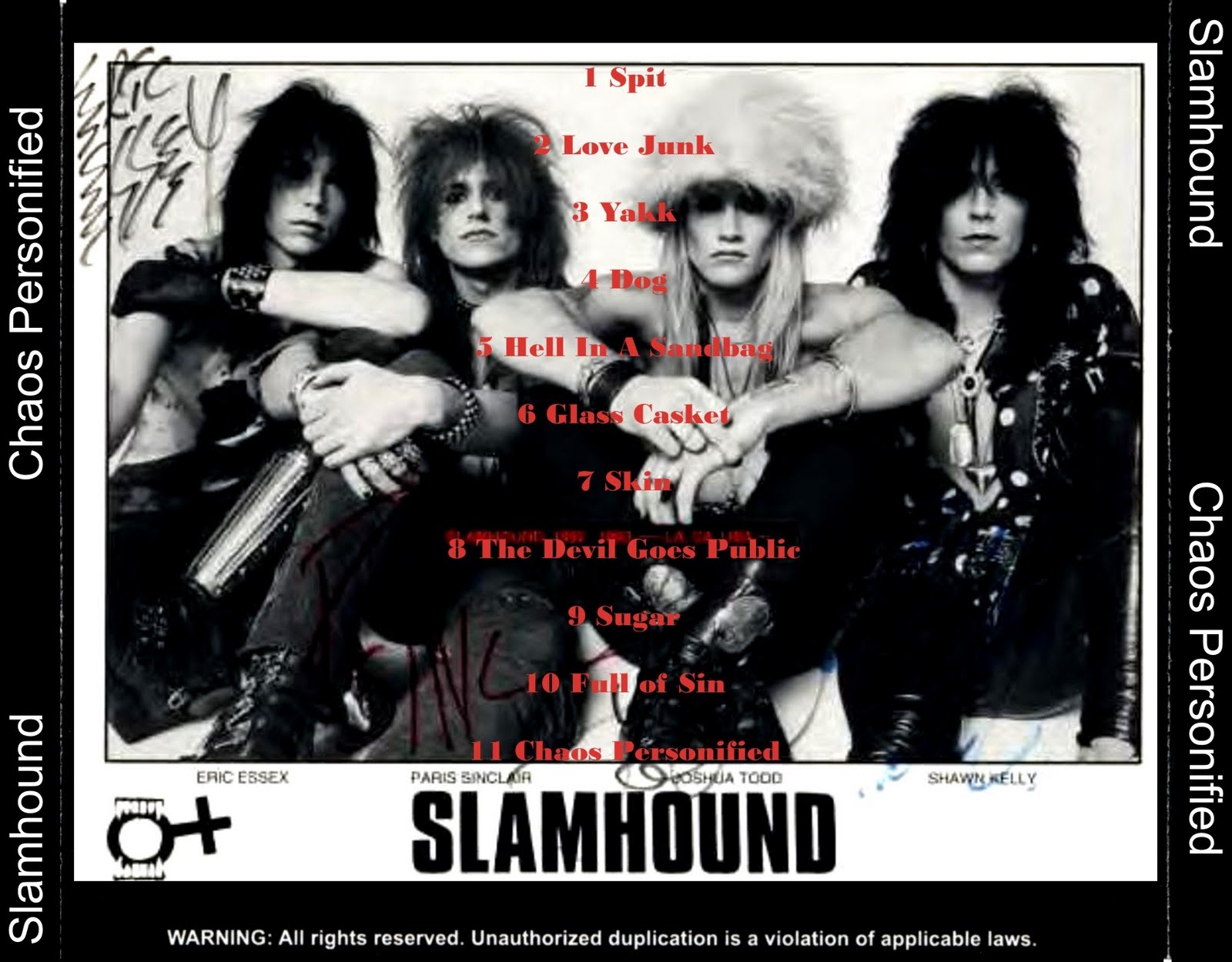 KISSMAR: Slamhound - Chaos Personified 1993 (Hard Rock)