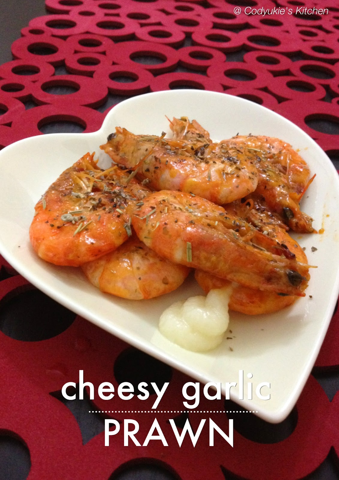 ♥♥♥ YukieCody ♥♥♥: Cheesy Garlic Prawns