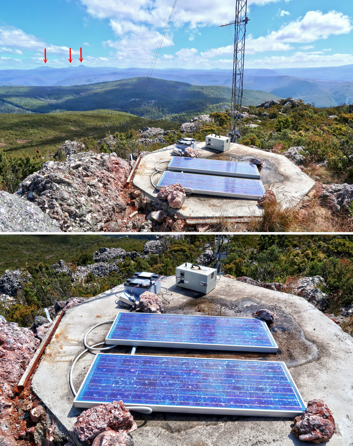 Mountains: Mt Roland, Mt Vandyke, Mt Claude Lookout, Tas, Australia