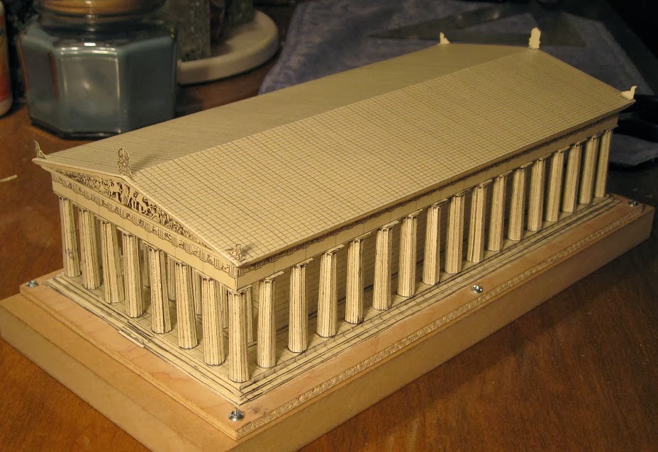 Jim's Junk!: Paper Landmarks Parthenon card stock model kit; Not for ...