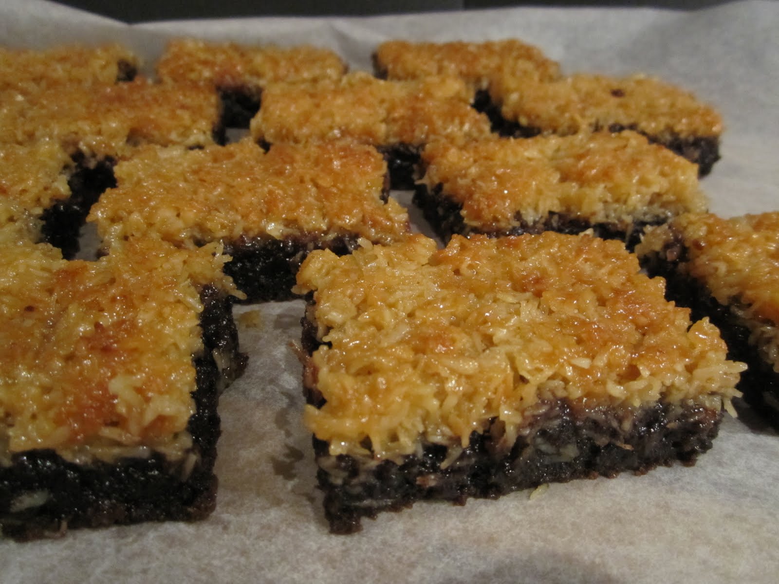 Kakbagaren: Choklad-kokostosca rutor