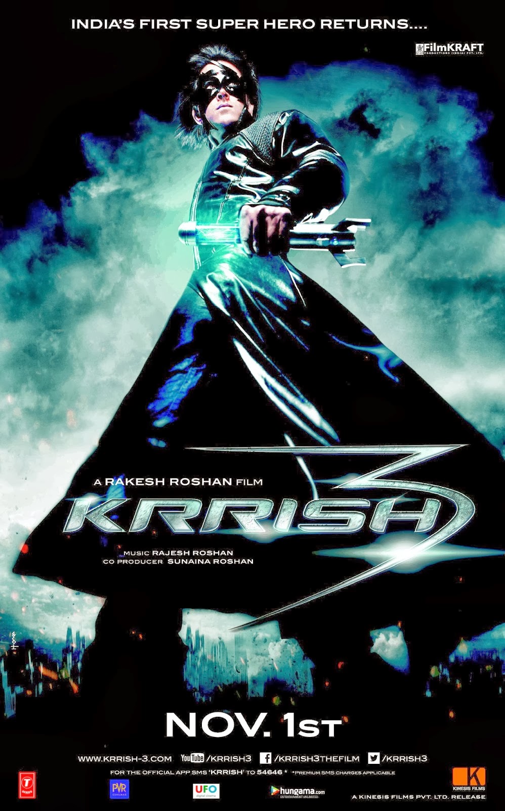 Los Ojos del Espectador: Krrish 3, el superhéroe de Bollywood. se ...