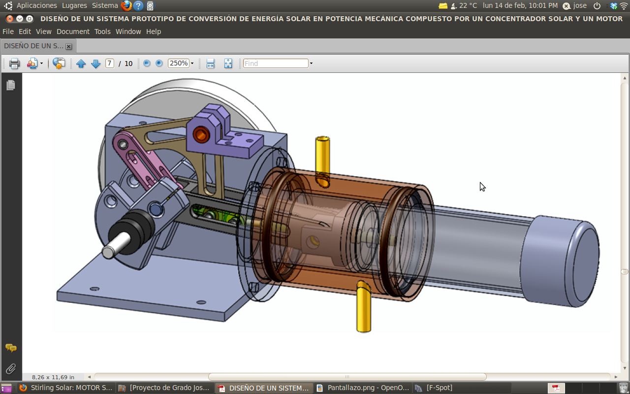 Stirling Solar: MOTOR STIRLING