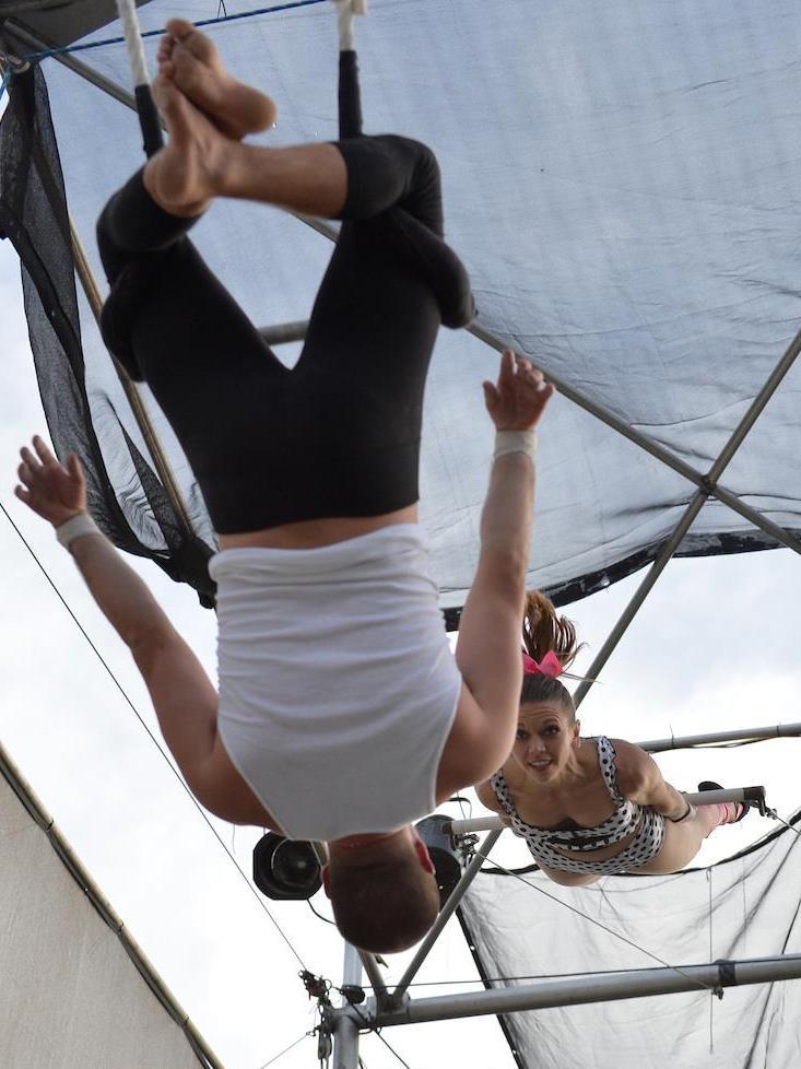 Sensory Overload: Trapeze High Show - Catching and Flying