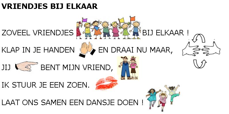 klasblog tweede kleuterklas de Gobbel: gedichtje: vriendjes bij elkaar