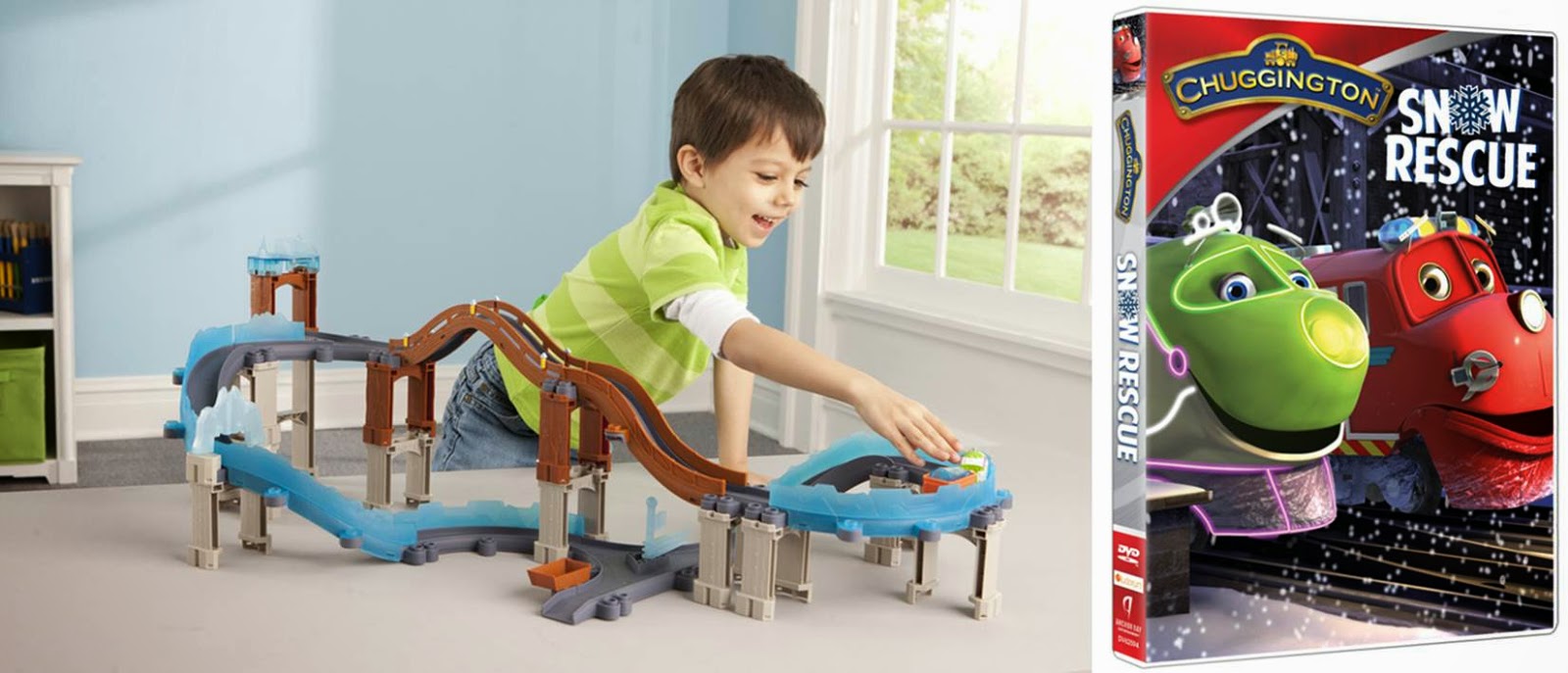 Chuggington "Snow Rescue" DVD & Escapade Action Playset {Review ...