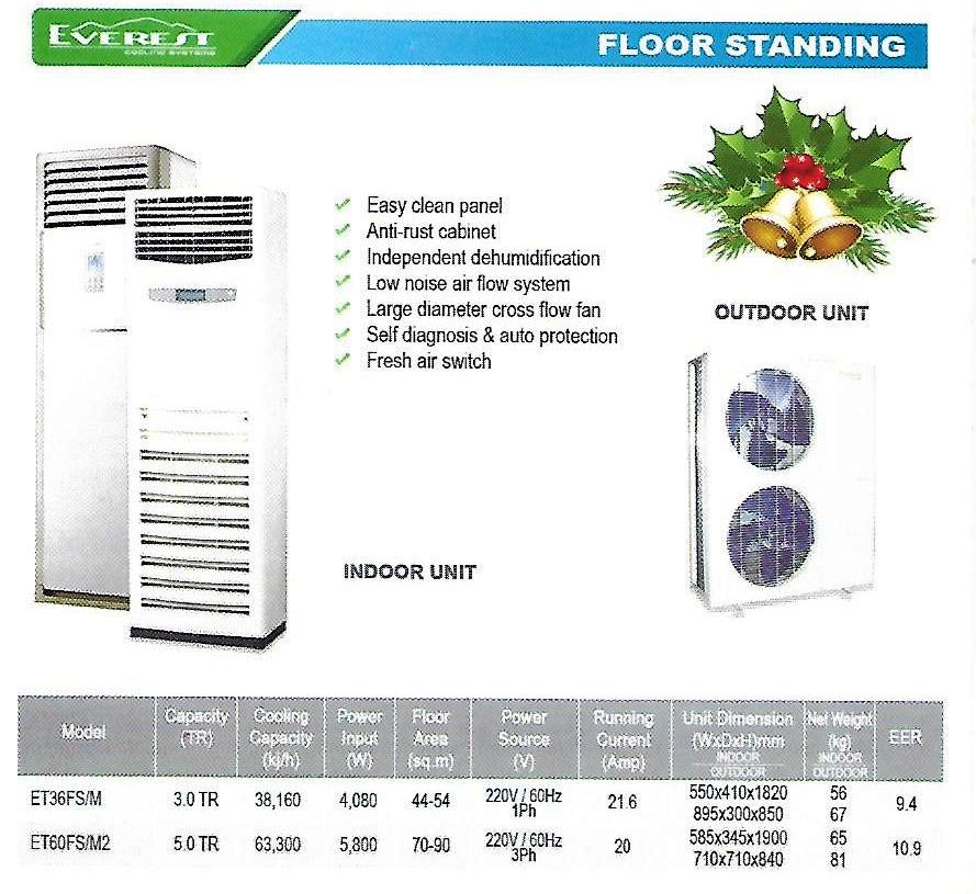 MaximaxSystems.com: EVEREST SPLIT FLOOR AIR CON