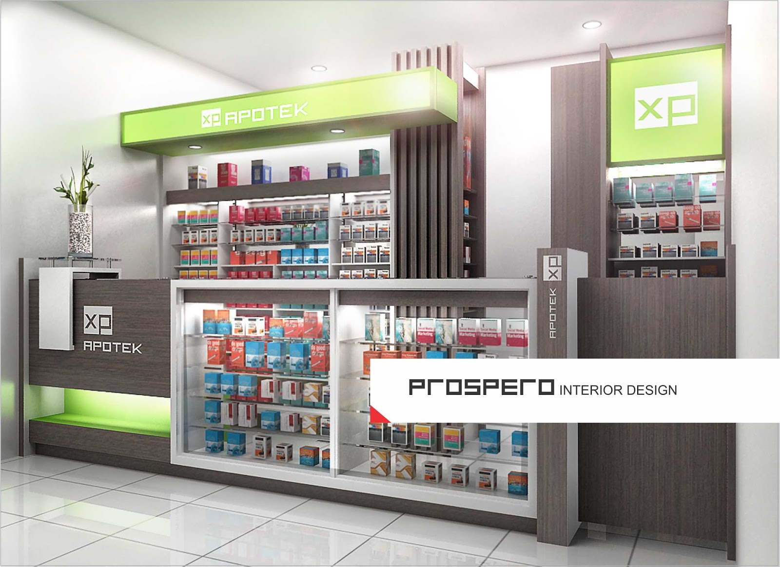 20 Contoh Desain Apotek Modern Terbaru - Model Desain Rumah Minimalis