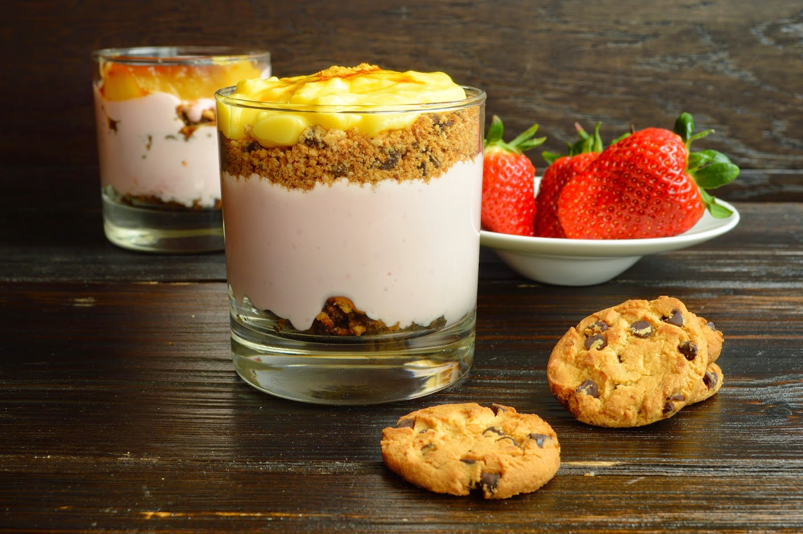 Las recetas de Noe: Postres en vaso con crema Catalana y Tocino de ...