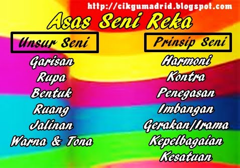 Bicara Seorang Guru: Asas Seni Reka