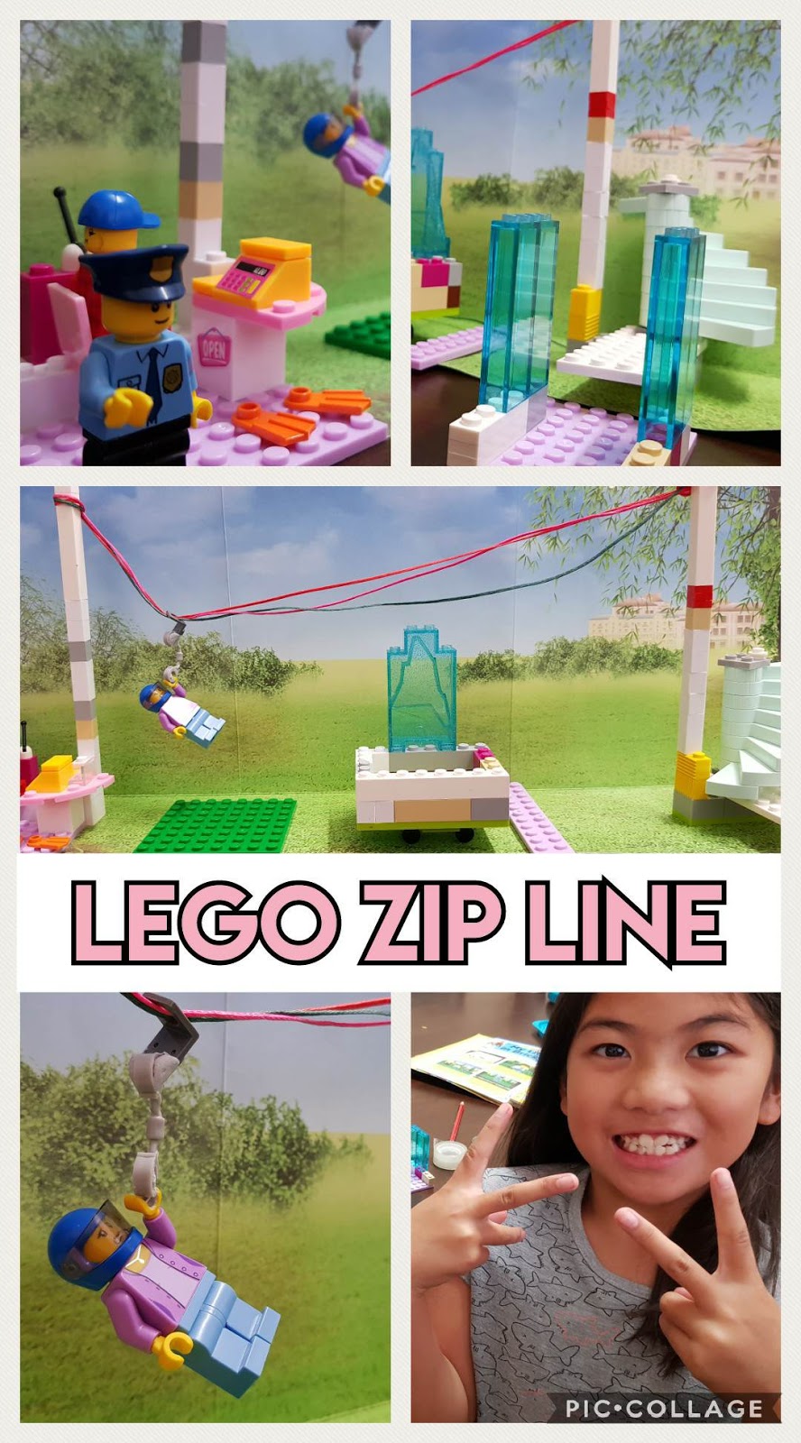 STEM PROJECT: Simple LEGO Zip Line - Homemade Zip Line for Kids - A ...