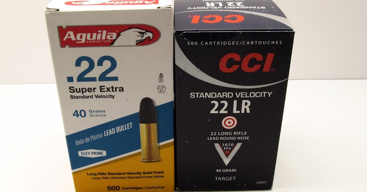The Rimfire Channel Blog: Aguila and CCI - Standard Velocity Shootout