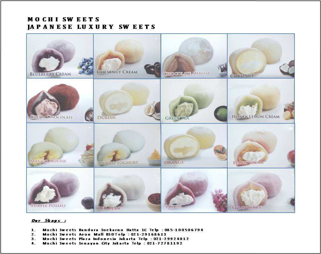 Mochi Sweets: Mochi sweets