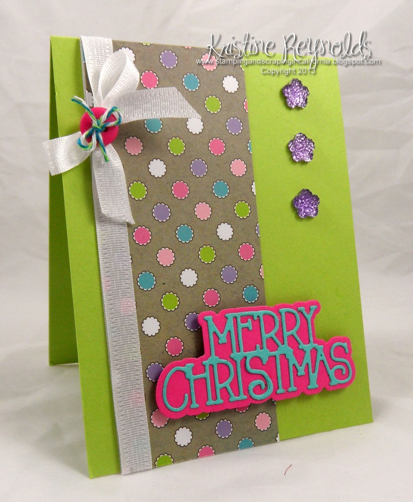 Stamping & Scrapping in California: Dreaming of a pink Christmas