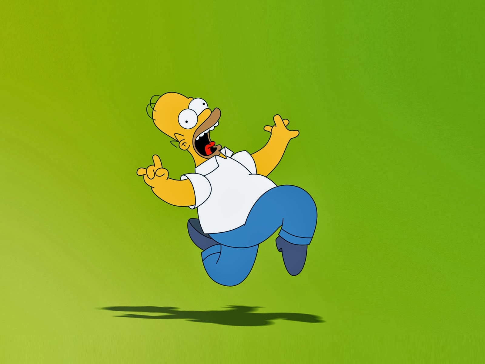 wallpapersanimesHD: Homero Corriendo